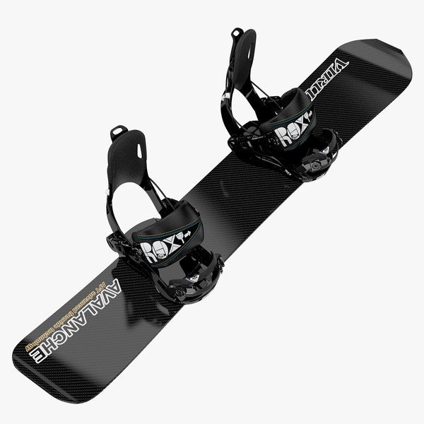 3dsmax snow board snowboard