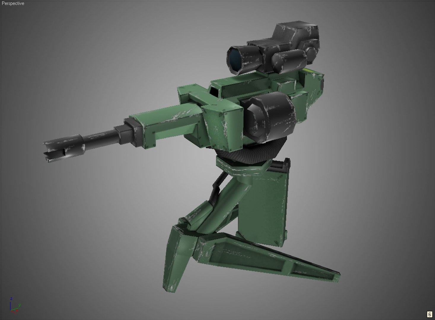 Sentry Turret 3d Model