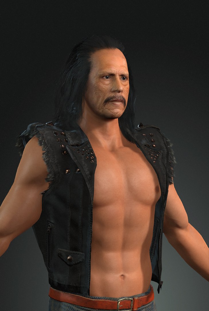 3D Model Character Design Machete Ready - TurboSquid 1540501