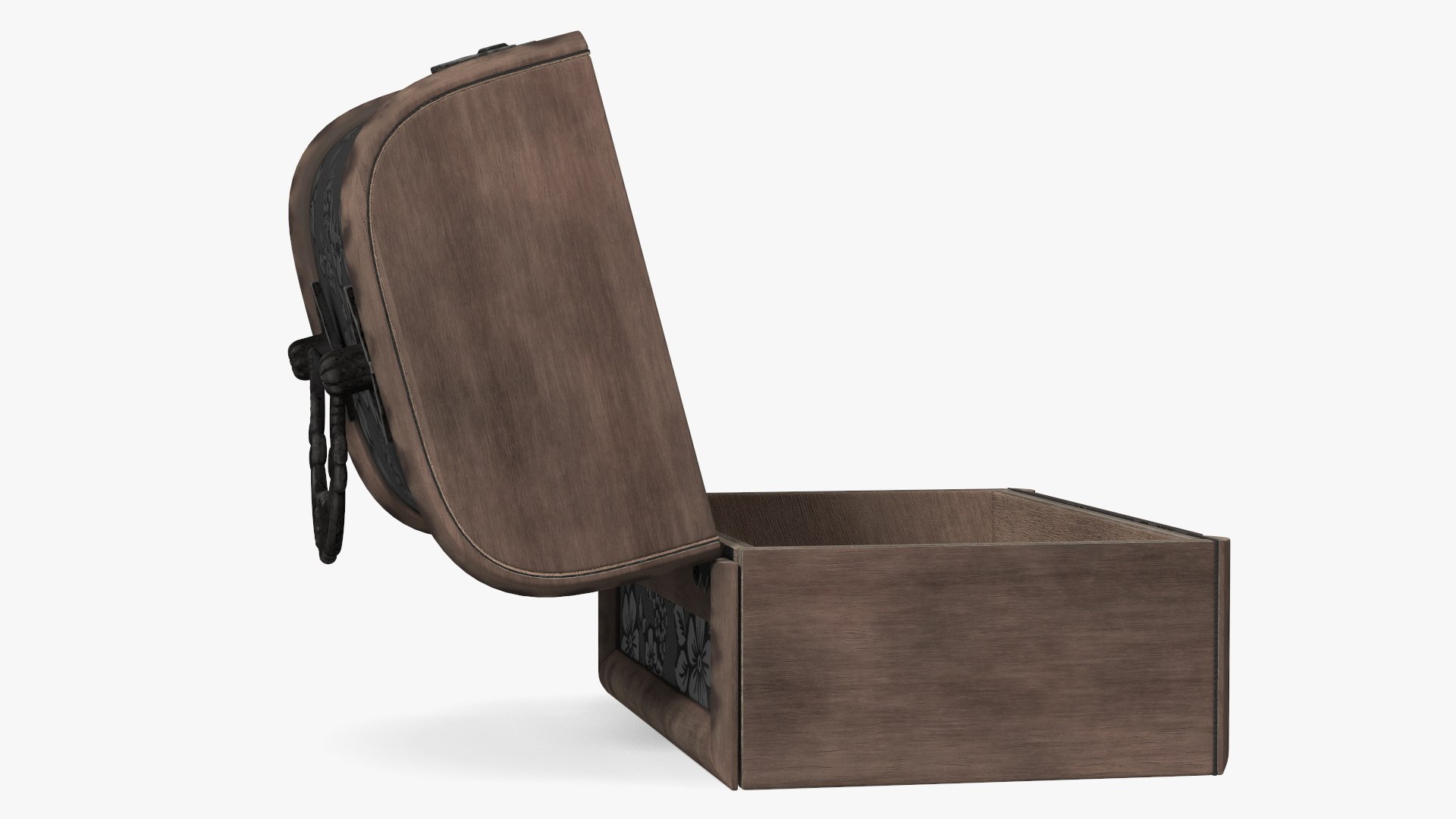 Old Open Wooden Chest 3D Model - TurboSquid 2091420