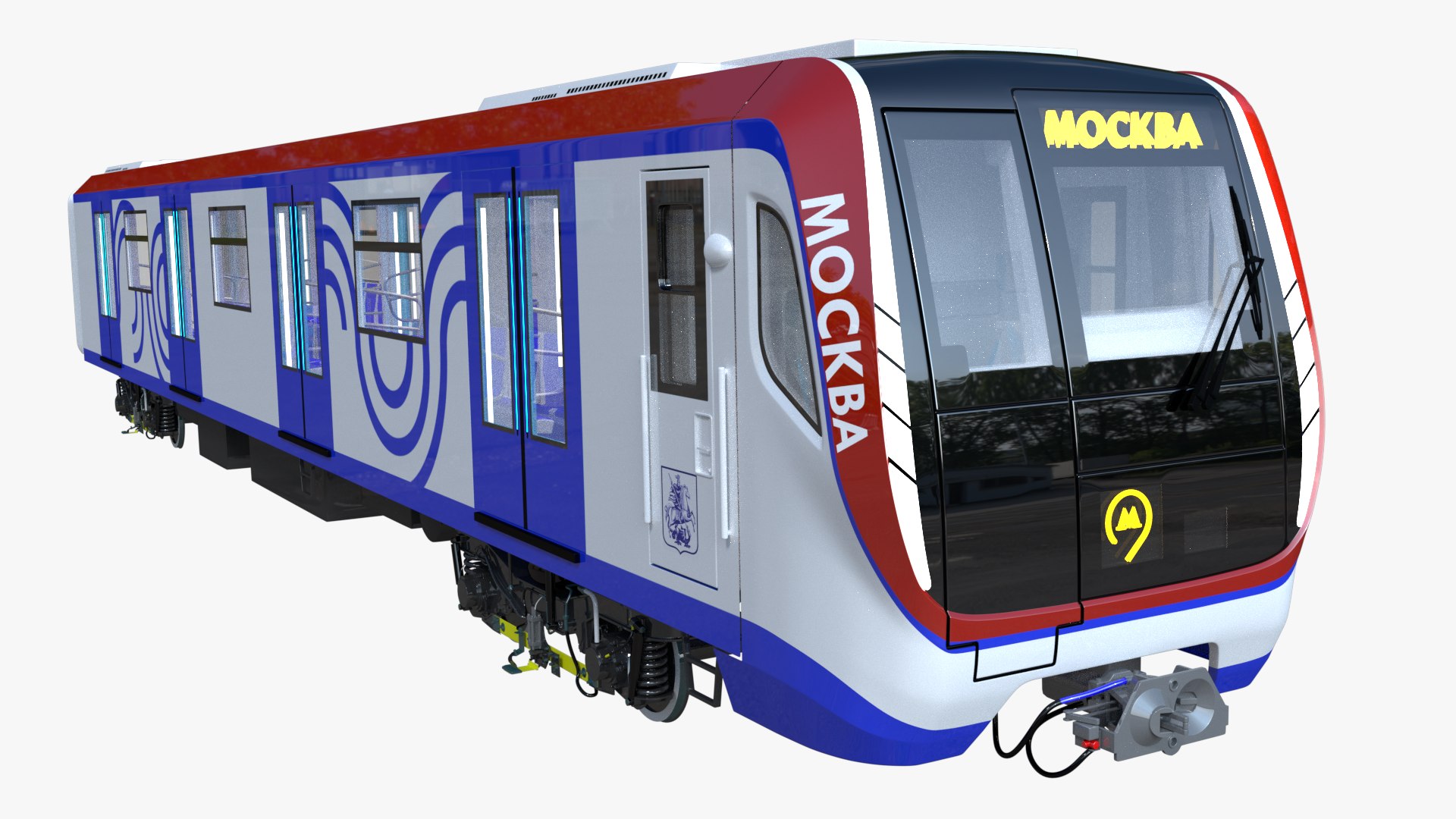 Russian Metro Trains 3D Model - TurboSquid 1756280
