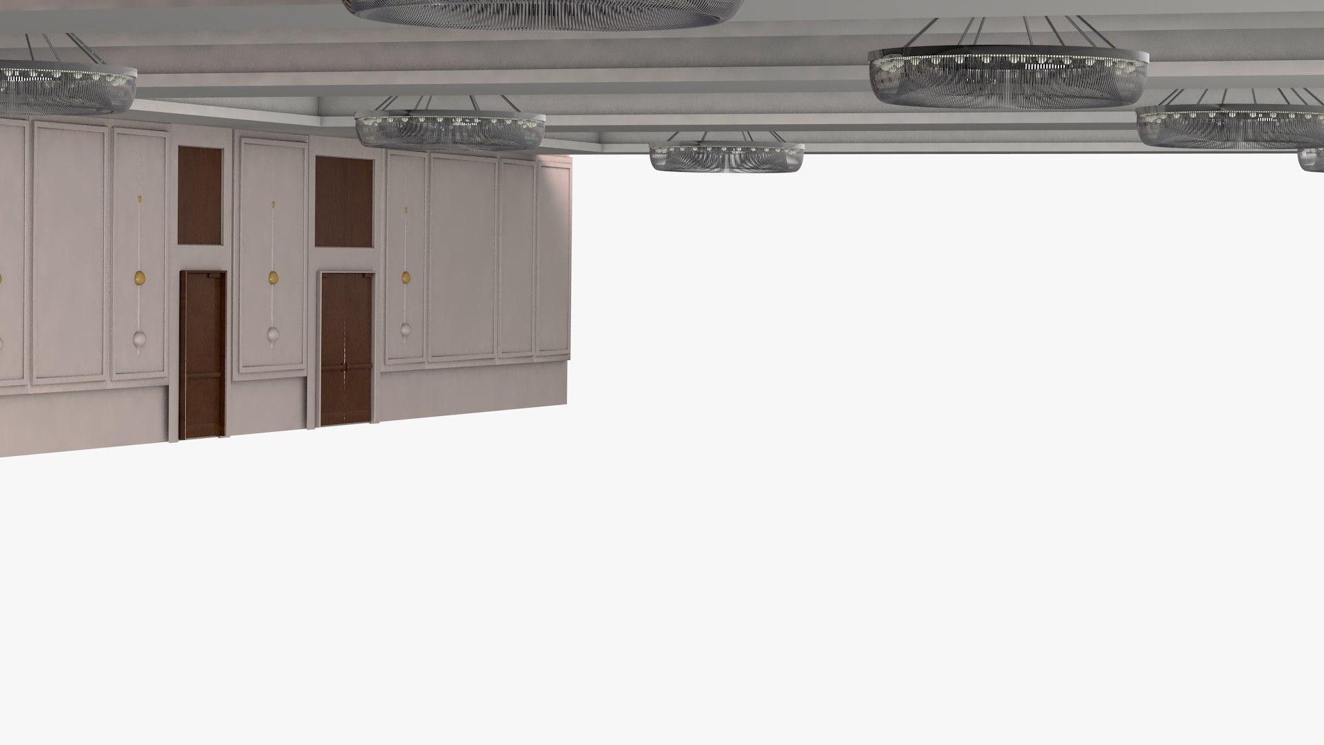 3D Ballroom Ceiling And Walls Model - TurboSquid 2061535