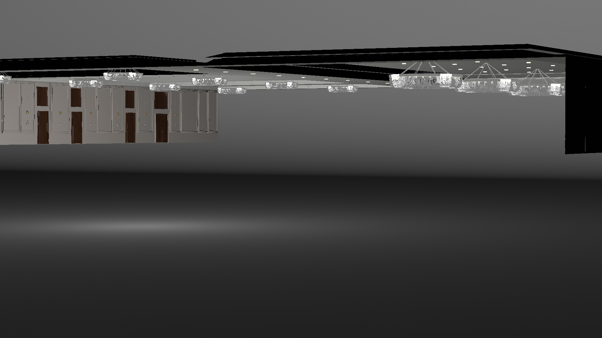 3D Ballroom Ceiling And Walls Model - TurboSquid 2061535