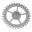 3d 3ds clock gear wheel