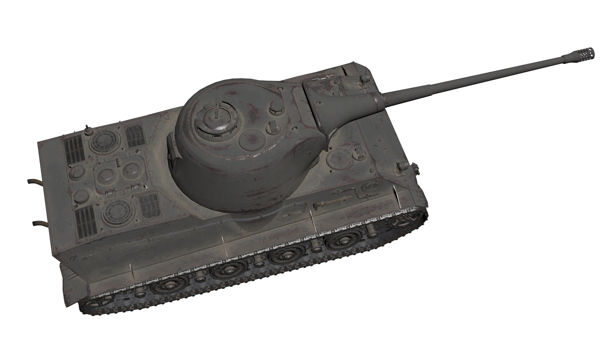 WWII Germany Lowe Heavy Tank Model - TurboSquid 2216546