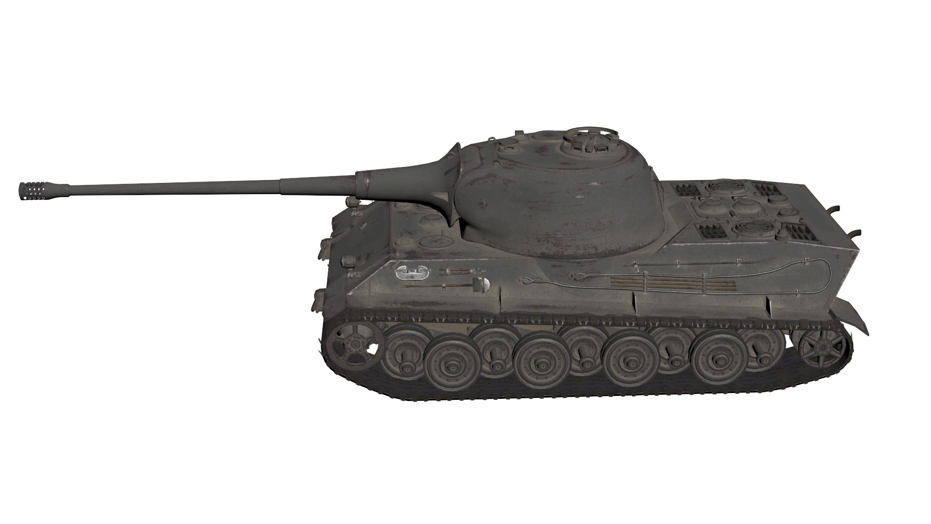 WWII Germany Lowe Heavy Tank Model - TurboSquid 2216546