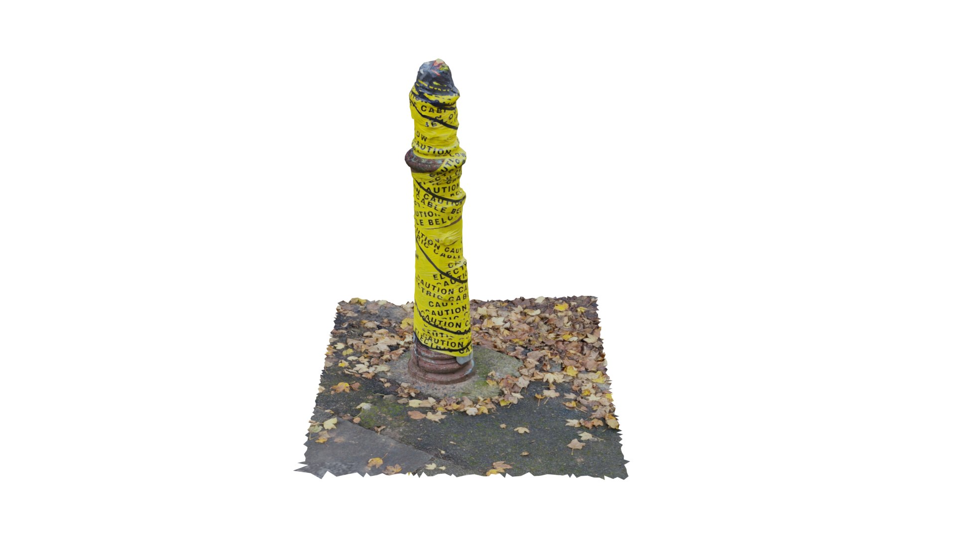 3D Model Damaged Post - TurboSquid 2009660