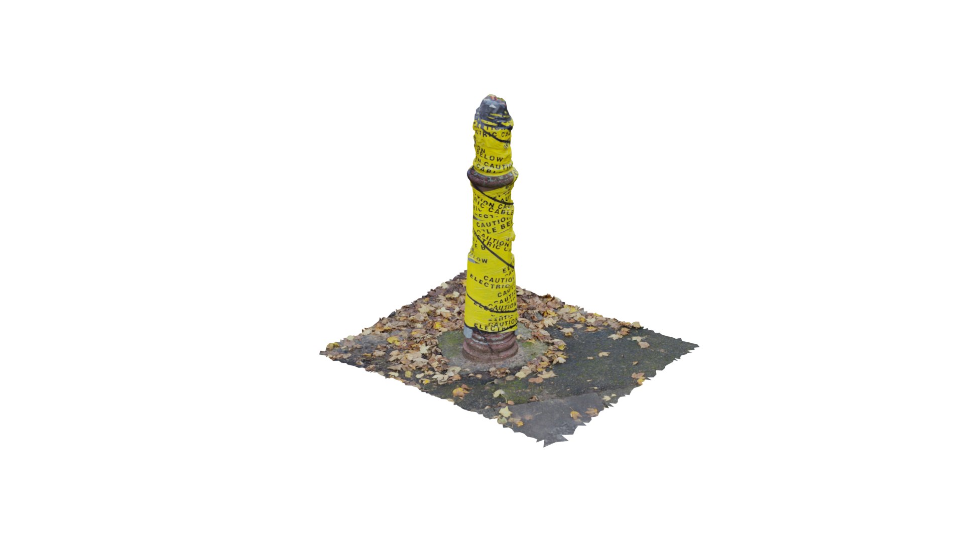 3D Model Damaged Post - TurboSquid 2009660