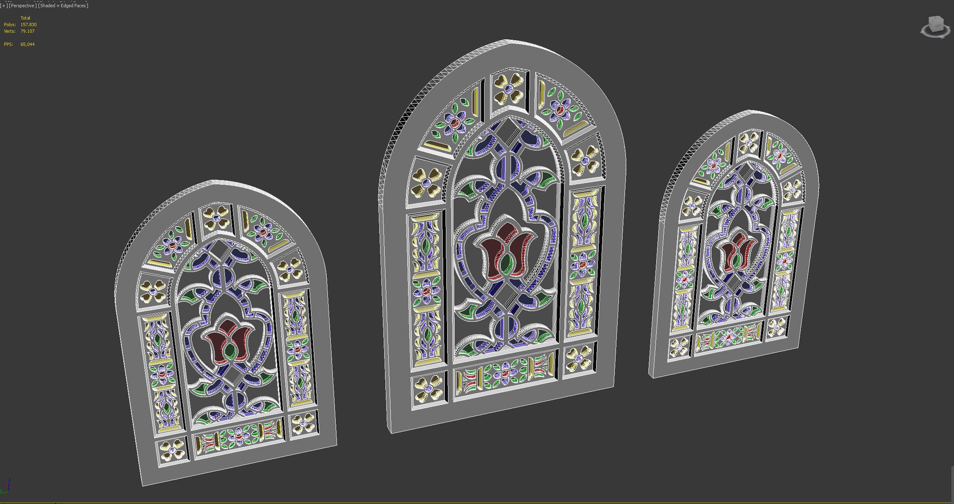 Mosque Church Window Model - TurboSquid 1292195
