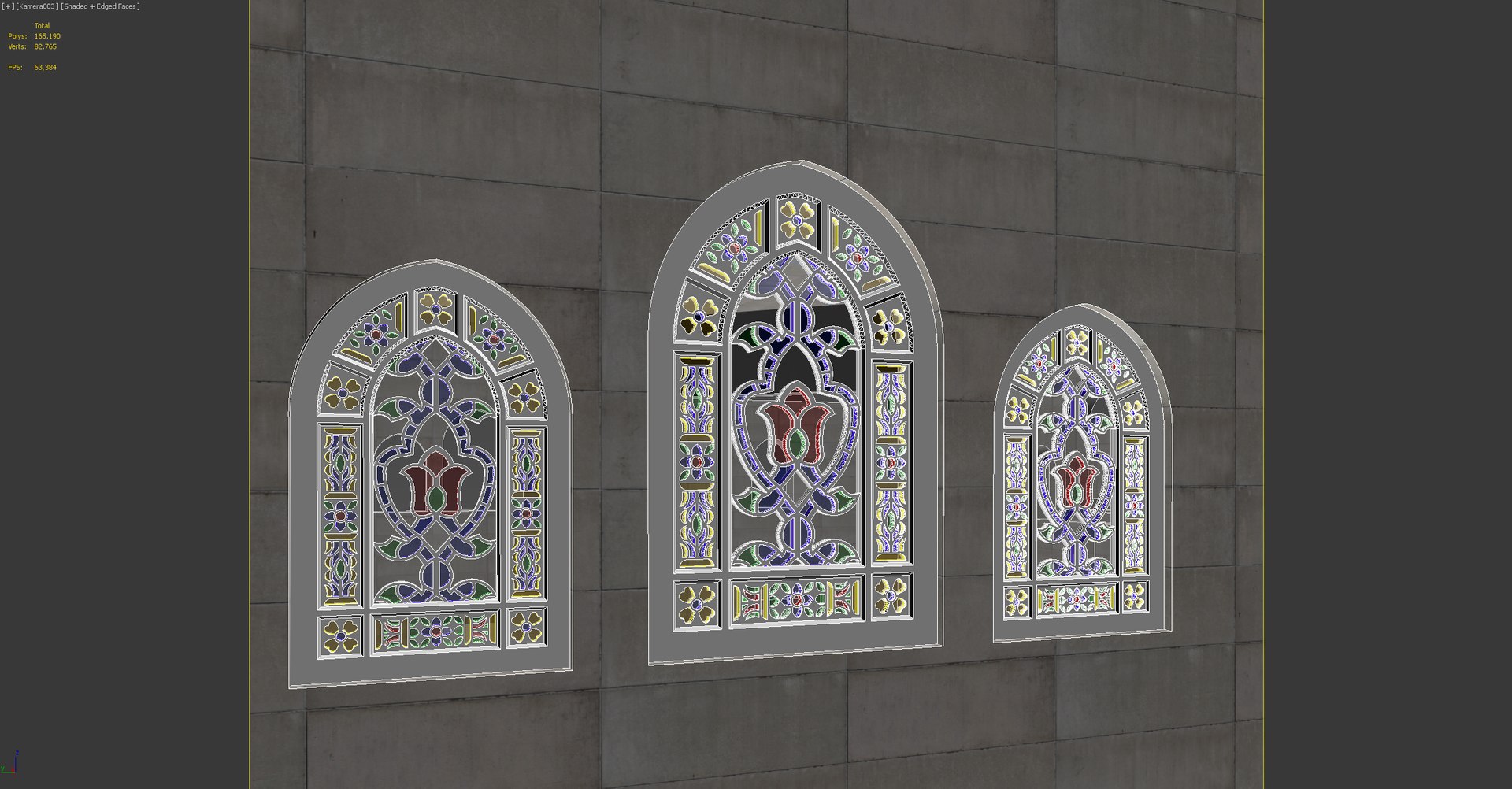 Mosque Church Window Model - TurboSquid 1292195