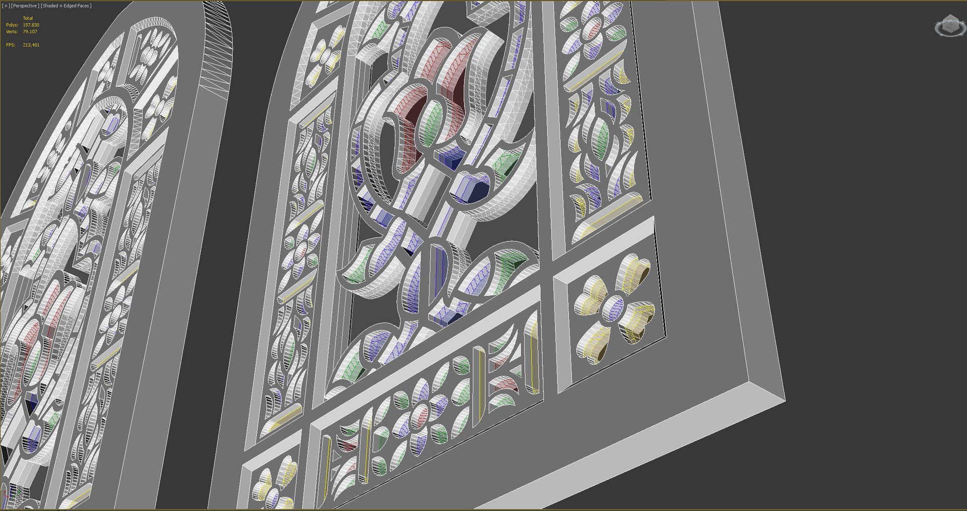 Mosque Church Window Model - TurboSquid 1292195