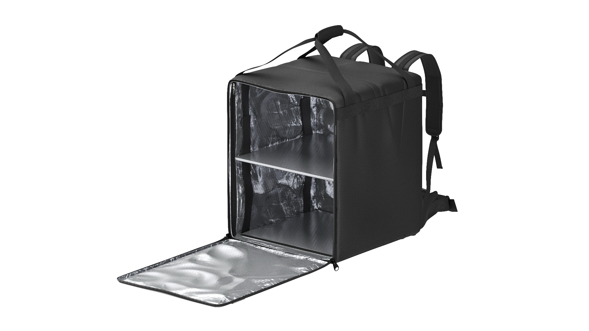 3D Delivery Bag With Pizza Packaging Collection Model - TurboSquid 2010876