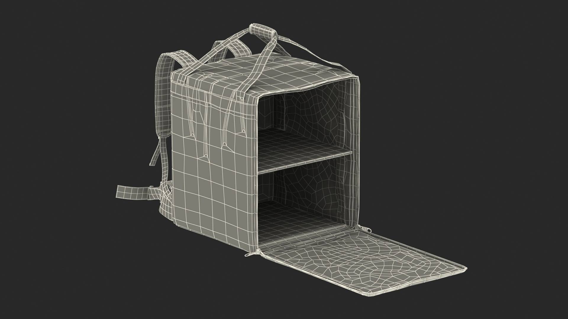 3D Delivery Bag with Pizza Packaging Collection model - TurboSquid 2010876