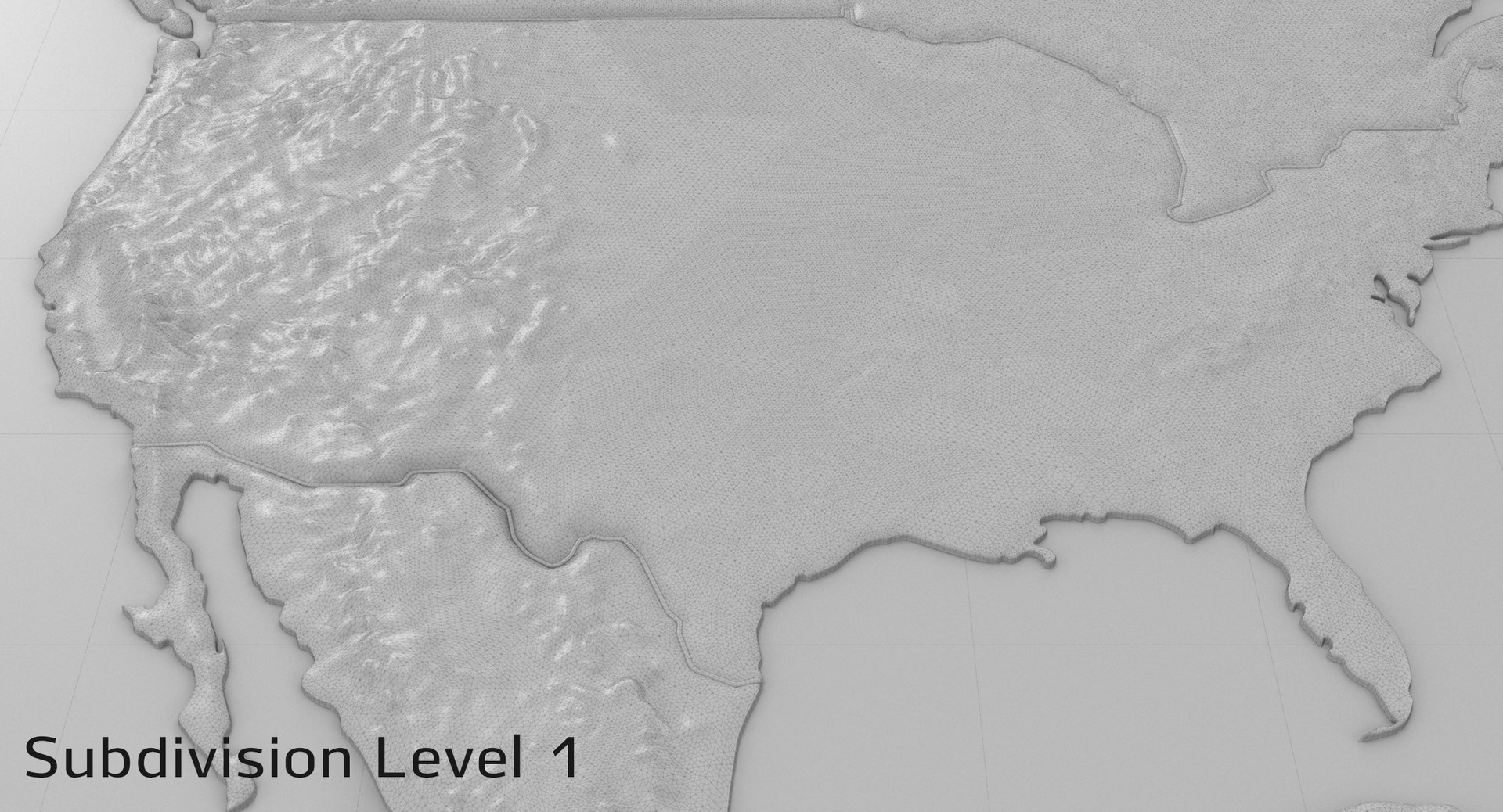 3D North America Topo-Political Map Model - TurboSquid 2338336