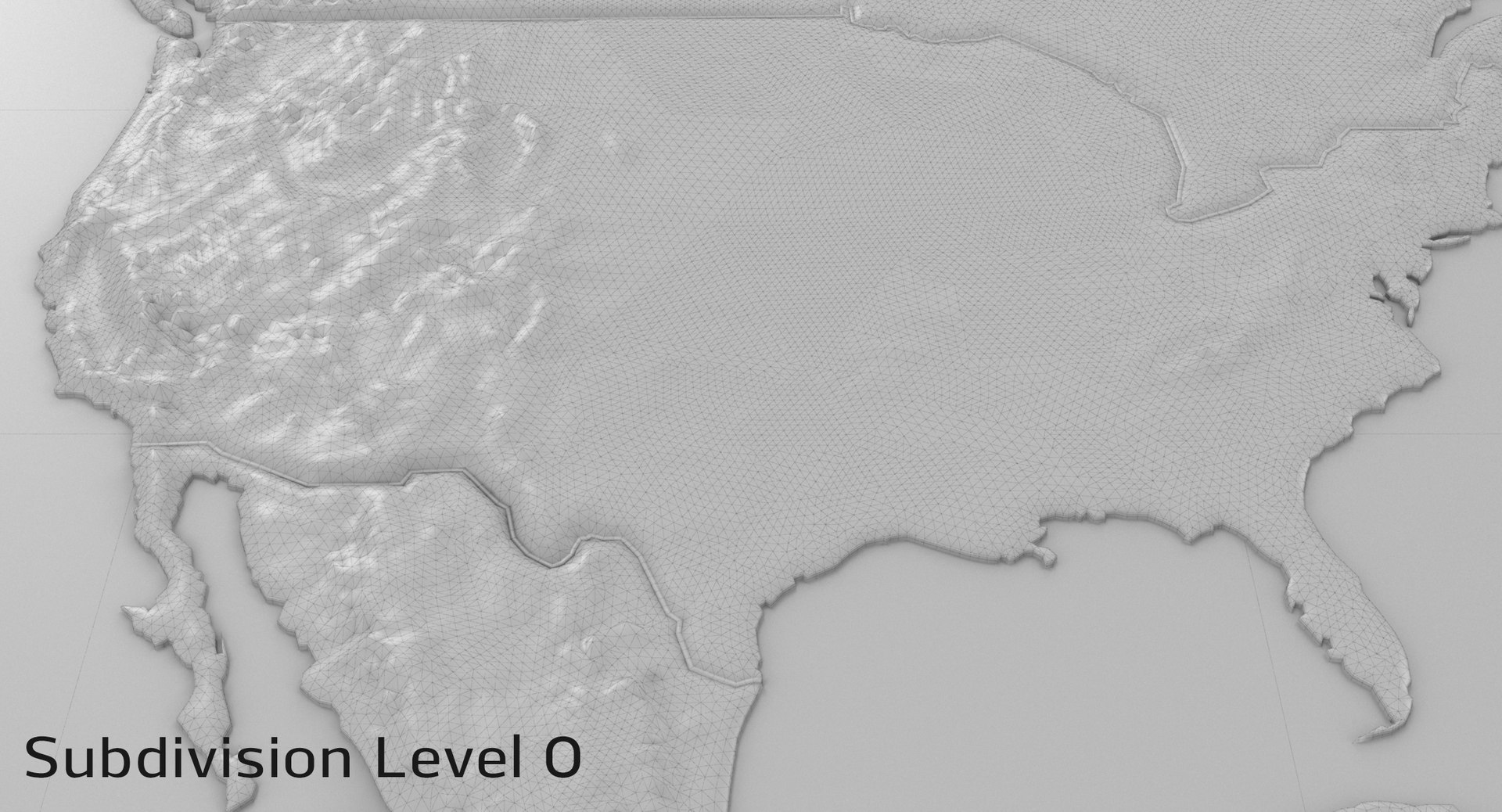 3D North America Topo-Political Map Model - TurboSquid 2338336
