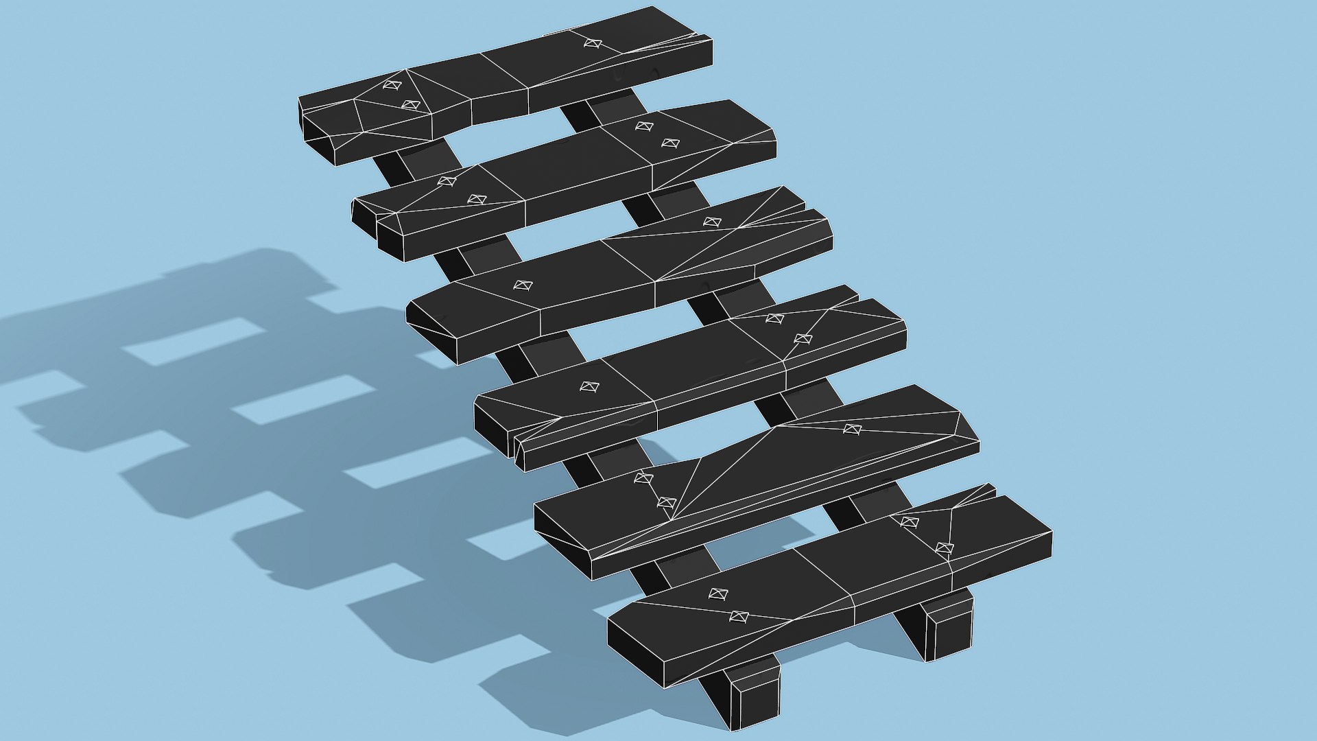 Stylized Wooden Stairs - PBR Game Ready 3D Model - TurboSquid 2050044