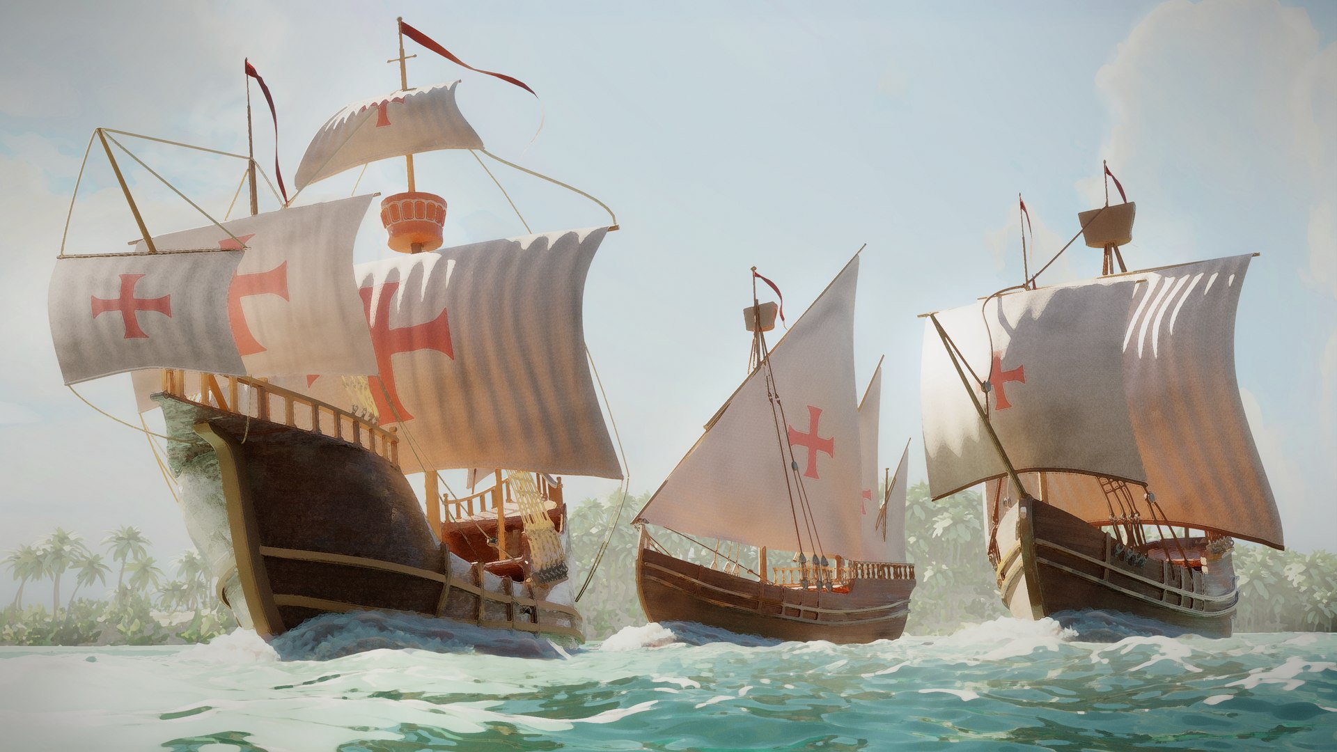 3D Model Columbus Fleet - Model Textures - TurboSquid 2205799