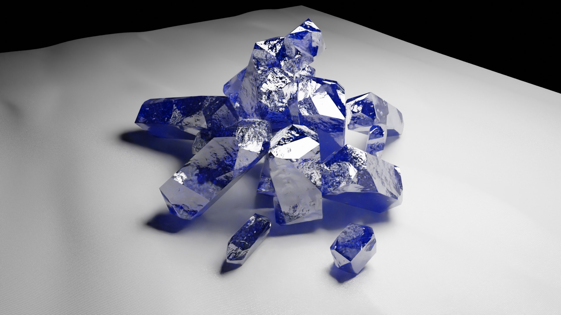 3D Low Poly 4 Sided Crystals Pack - TurboSquid 1972047