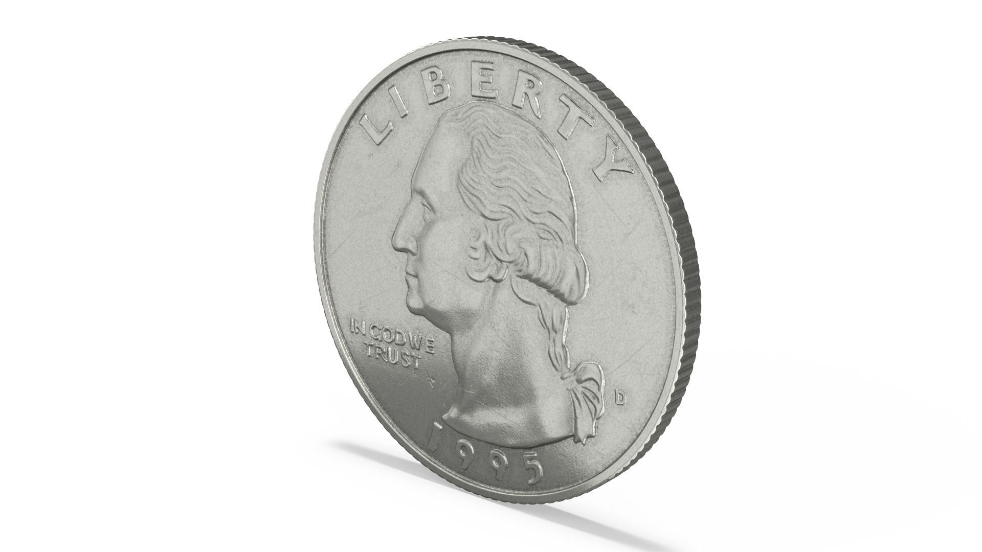 Quarter United States Coin 3D - TurboSquid 2194213