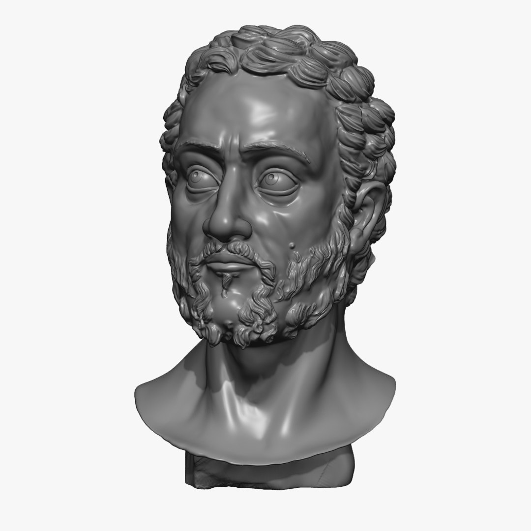 Bust Cosimo Cellini 3d Model