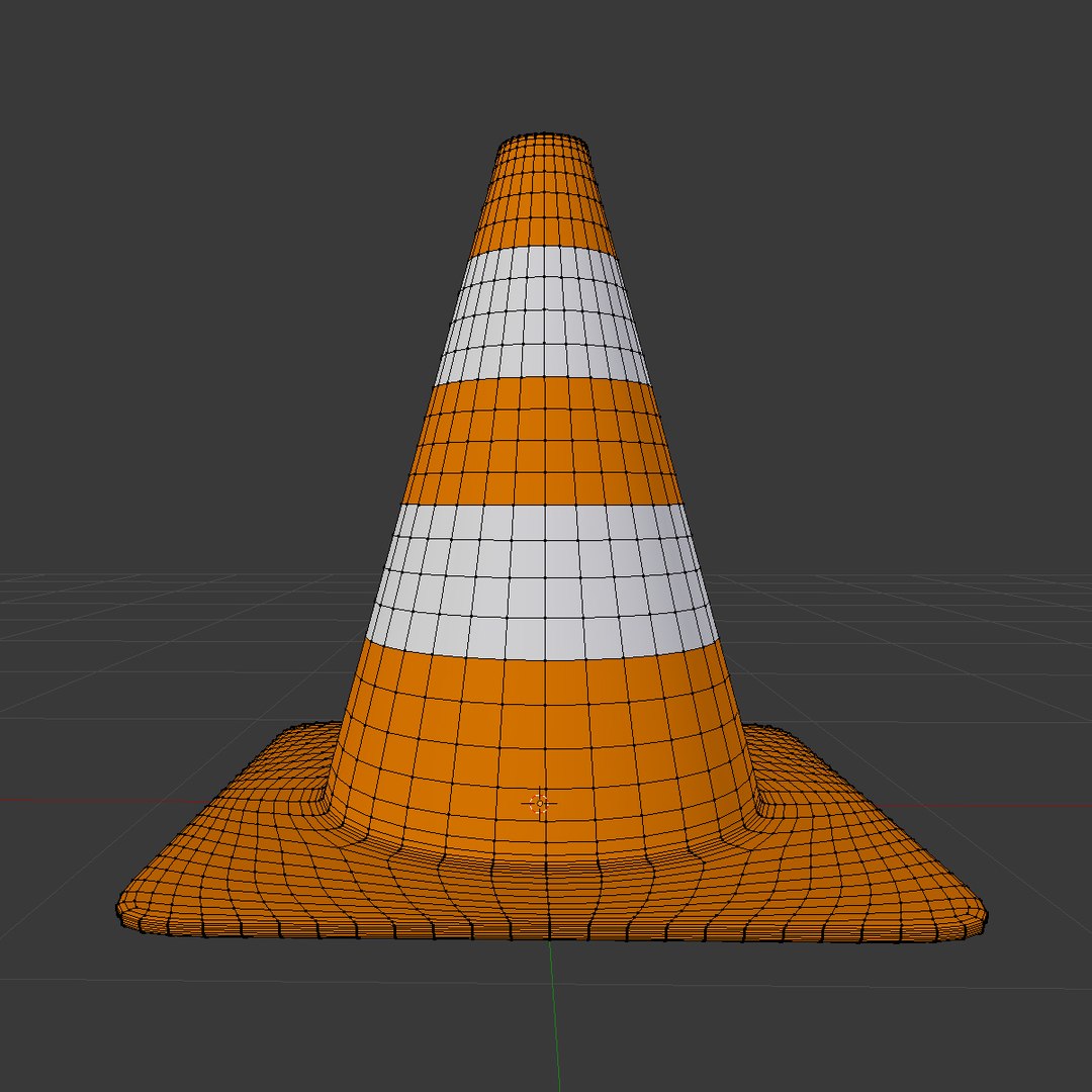 Orange Traffic Cone 3D Model - TurboSquid 1189086