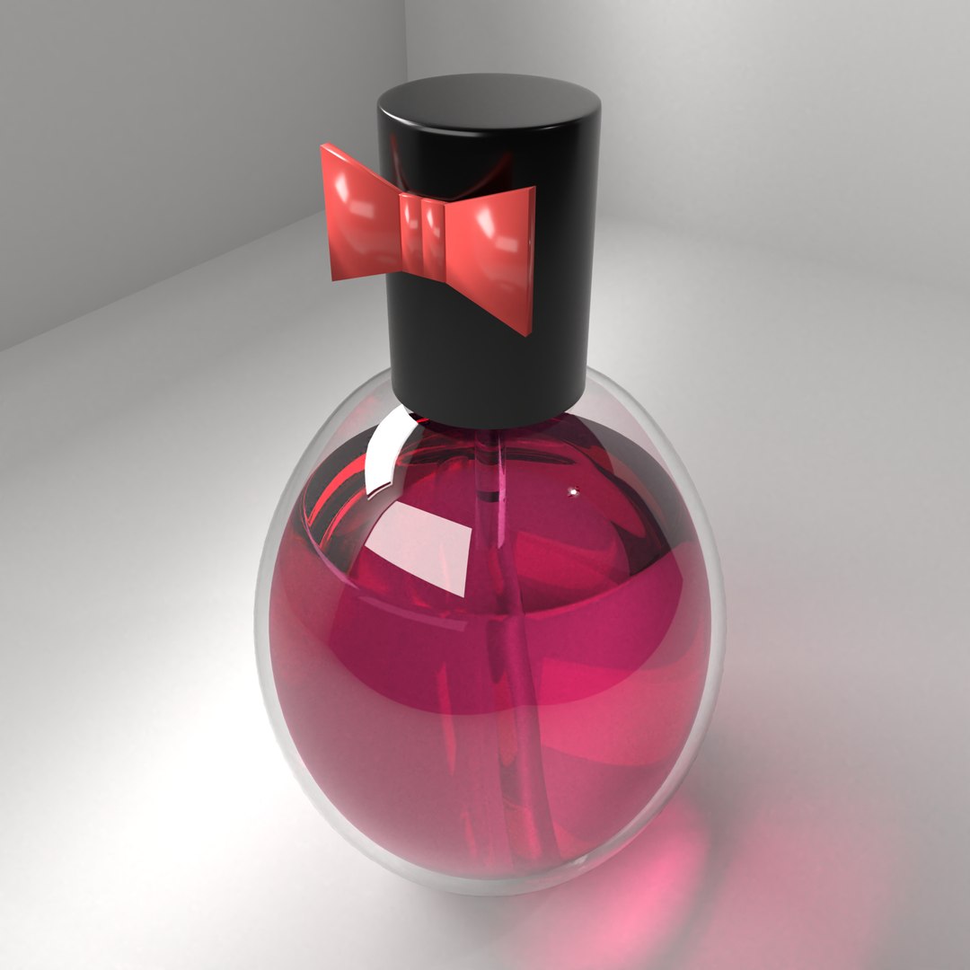 3D Perfume 1 With Red Liquid - TurboSquid 1857125