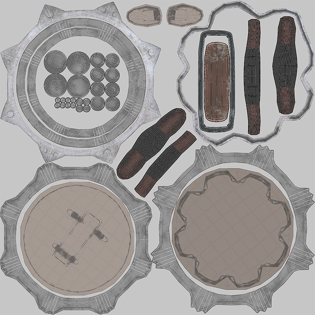 Iron Shield Model - TurboSquid 1464614