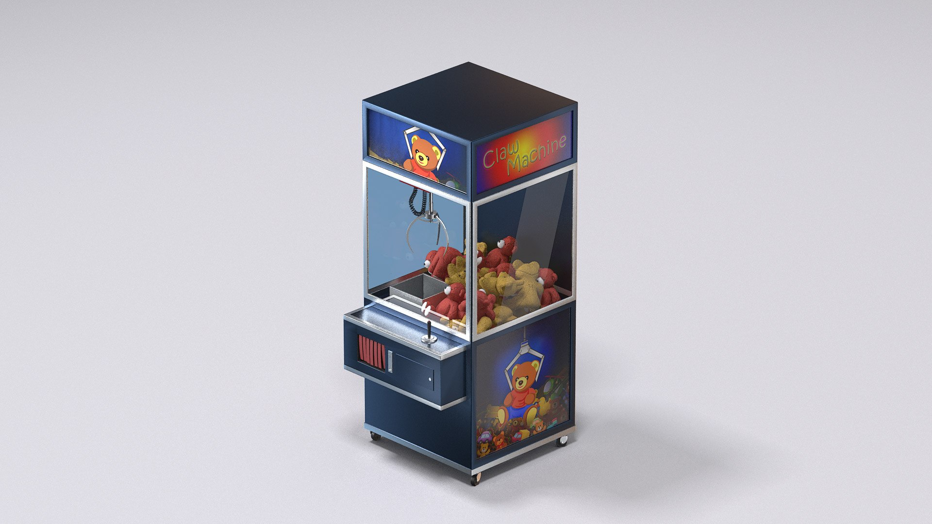 Toy Claw Machine 3d Max