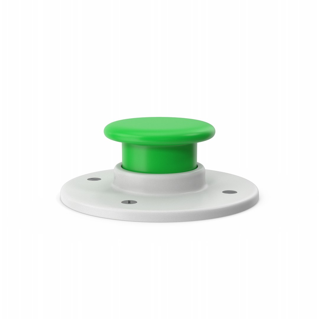 3D Model Green Panic Button - TurboSquid 2194640