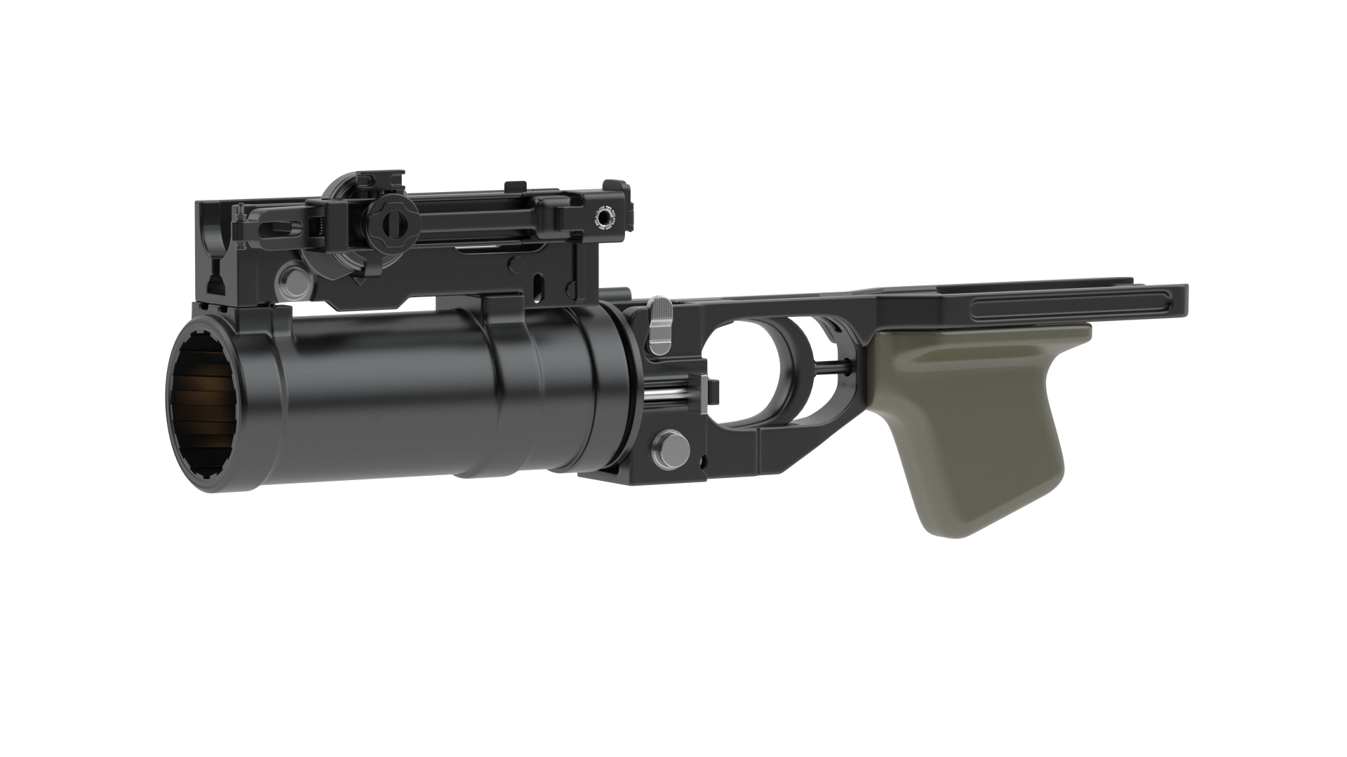 3D GP-25 Grenade Launcher - TurboSquid 1730619