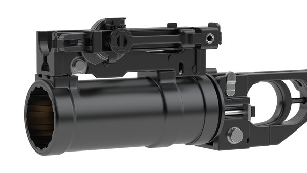 3D GP-25 Grenade Launcher - TurboSquid 1730619