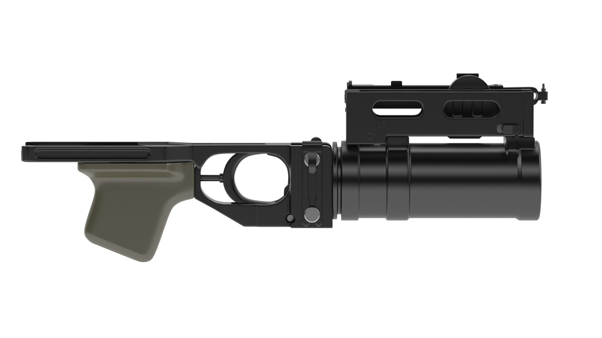 3D GP-25 Grenade Launcher - TurboSquid 1730619