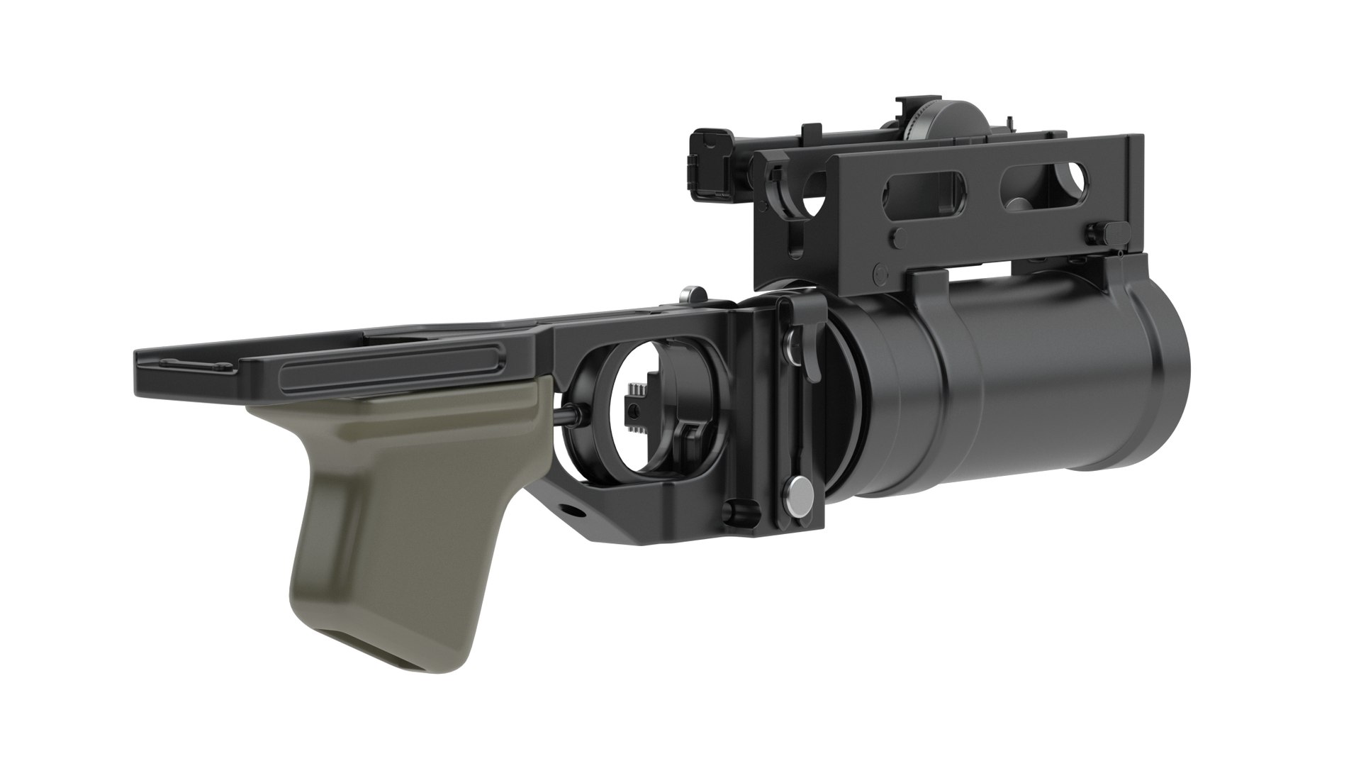 3D GP-25 Grenade Launcher - TurboSquid 1730619