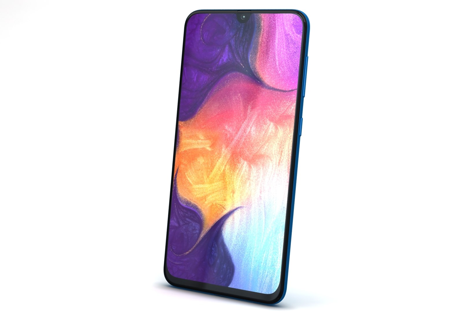 Samsung Galaxy A50 Blue Model - TurboSquid 1430831