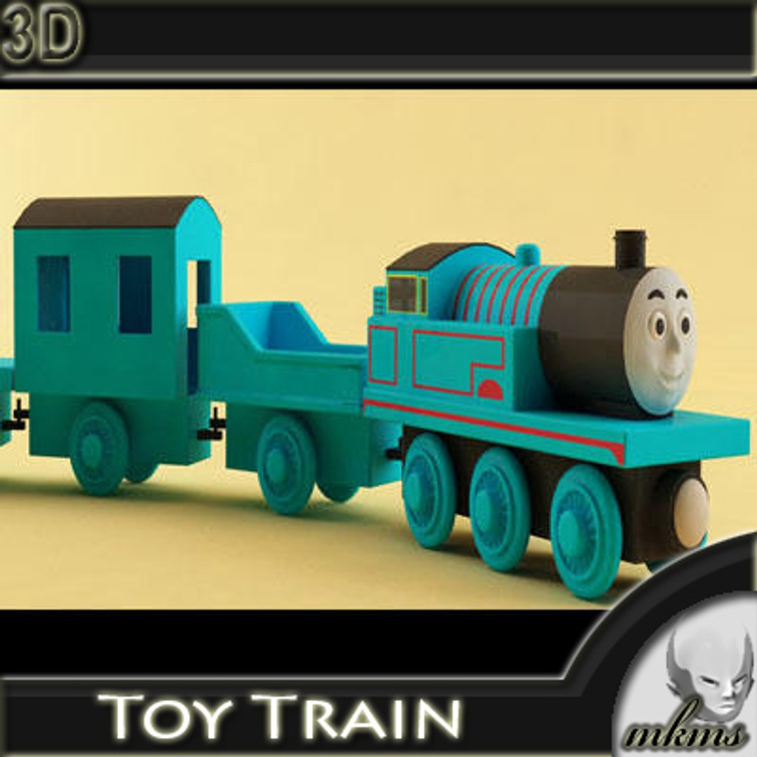 3d Model Toy Train