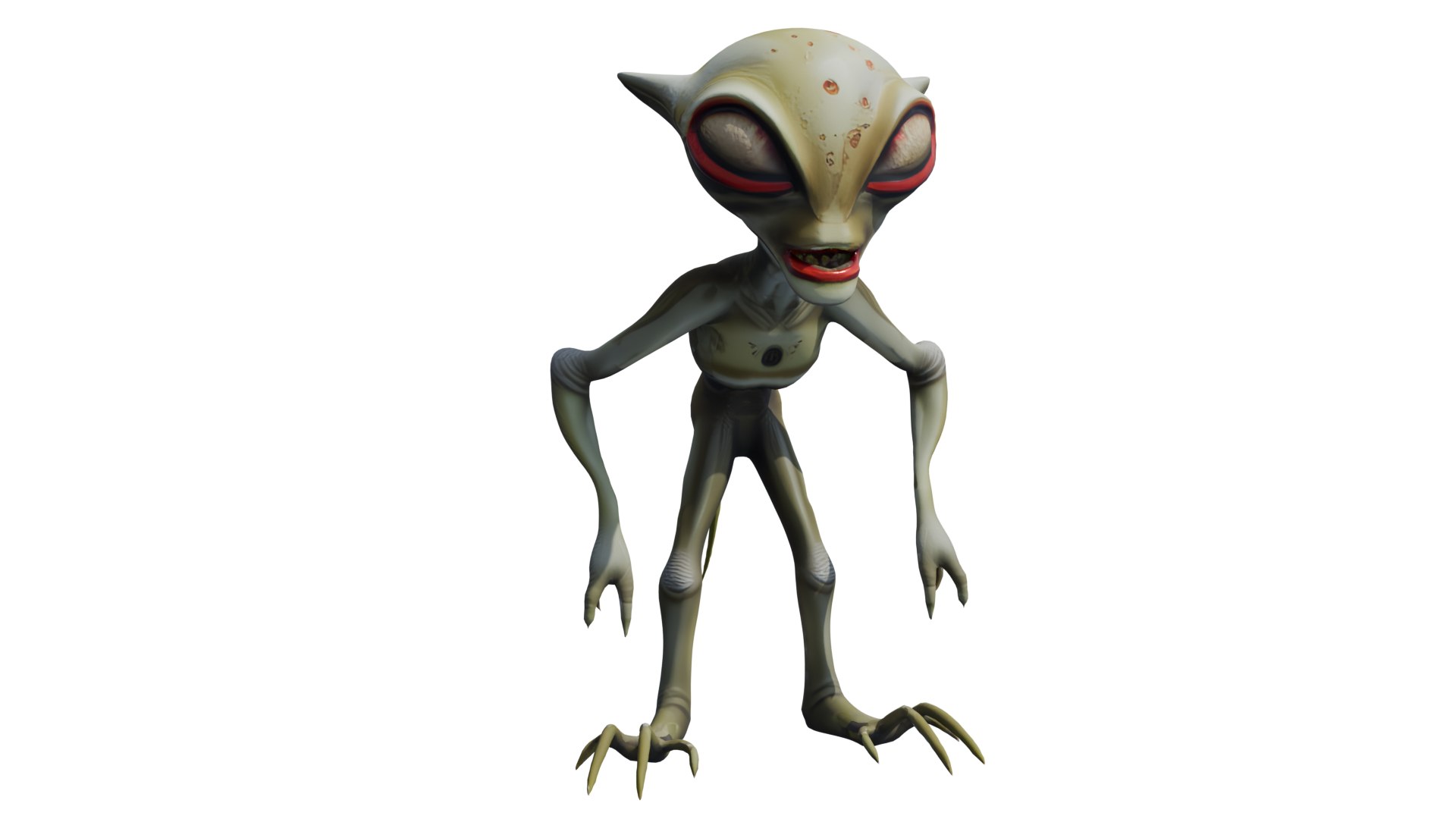 Venomark Rigged Alien Predator 3D Model - TurboSquid 2525909