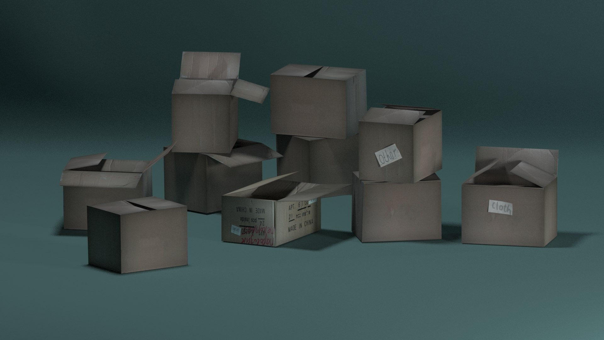 Packaging Box Games 3D Model - TurboSquid 1261982