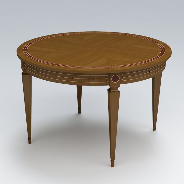 3d model of table