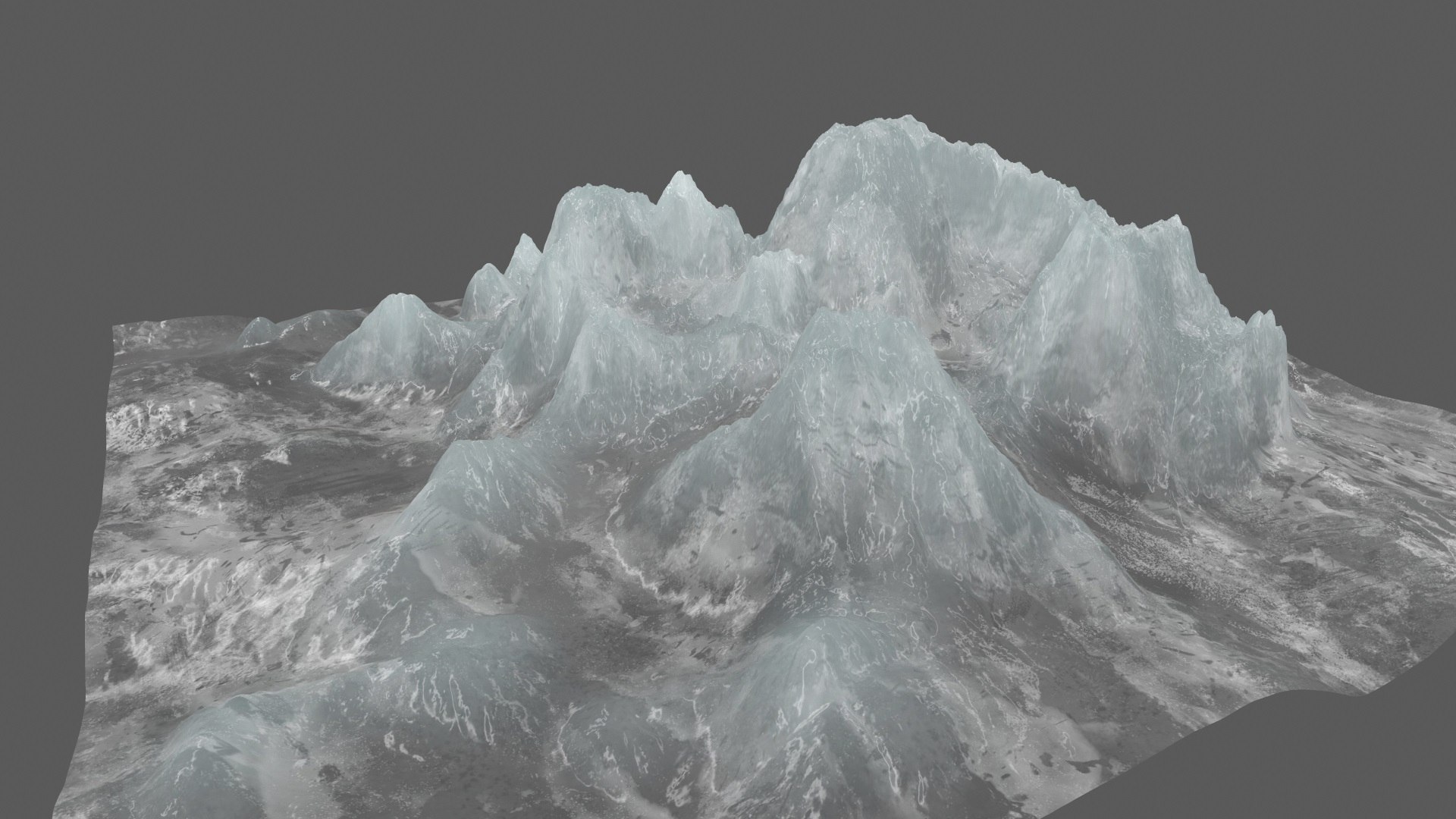 3D Model Snow Mountain - TurboSquid 1175076