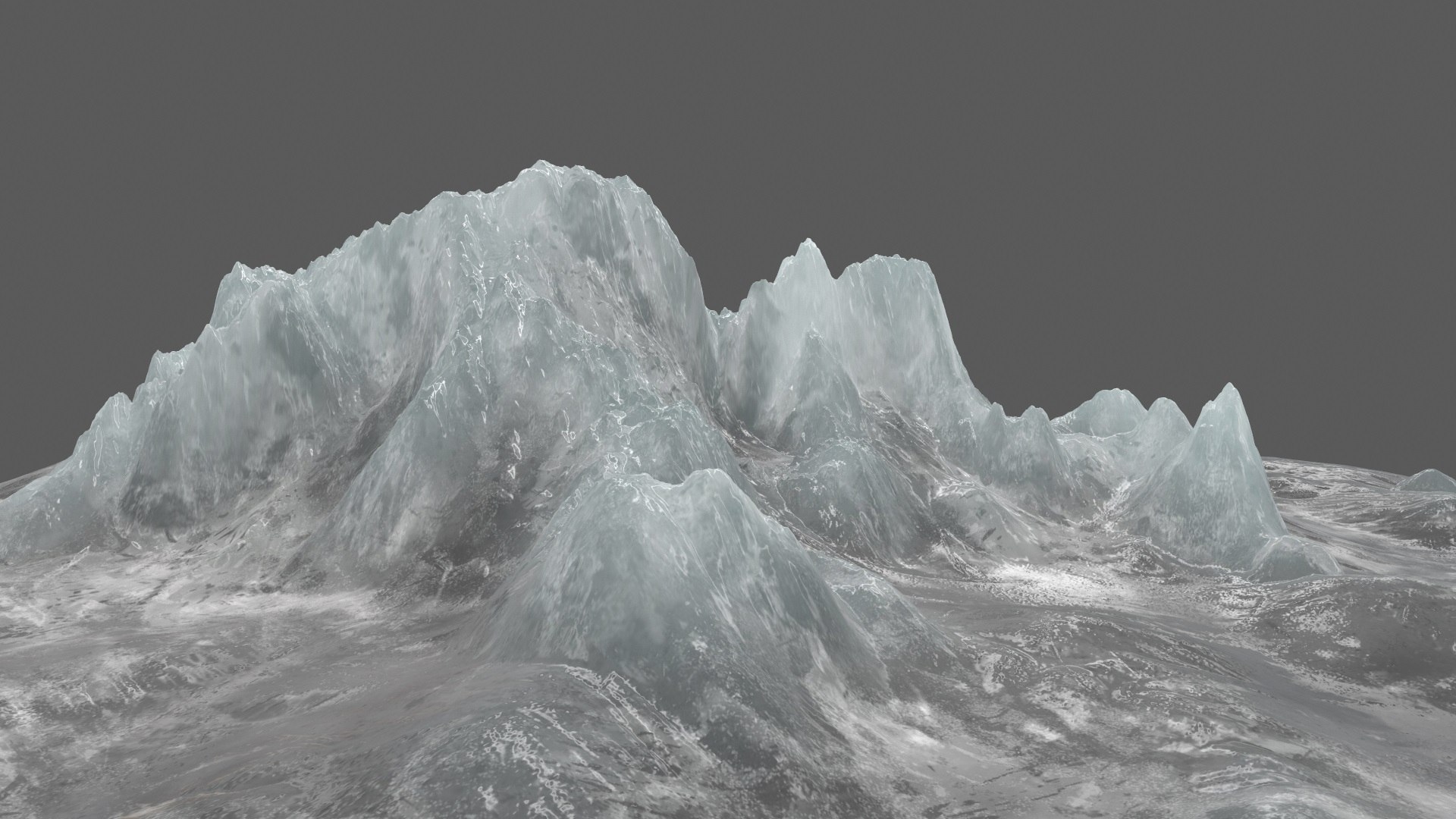 3D Model Snow Mountain - TurboSquid 1175076