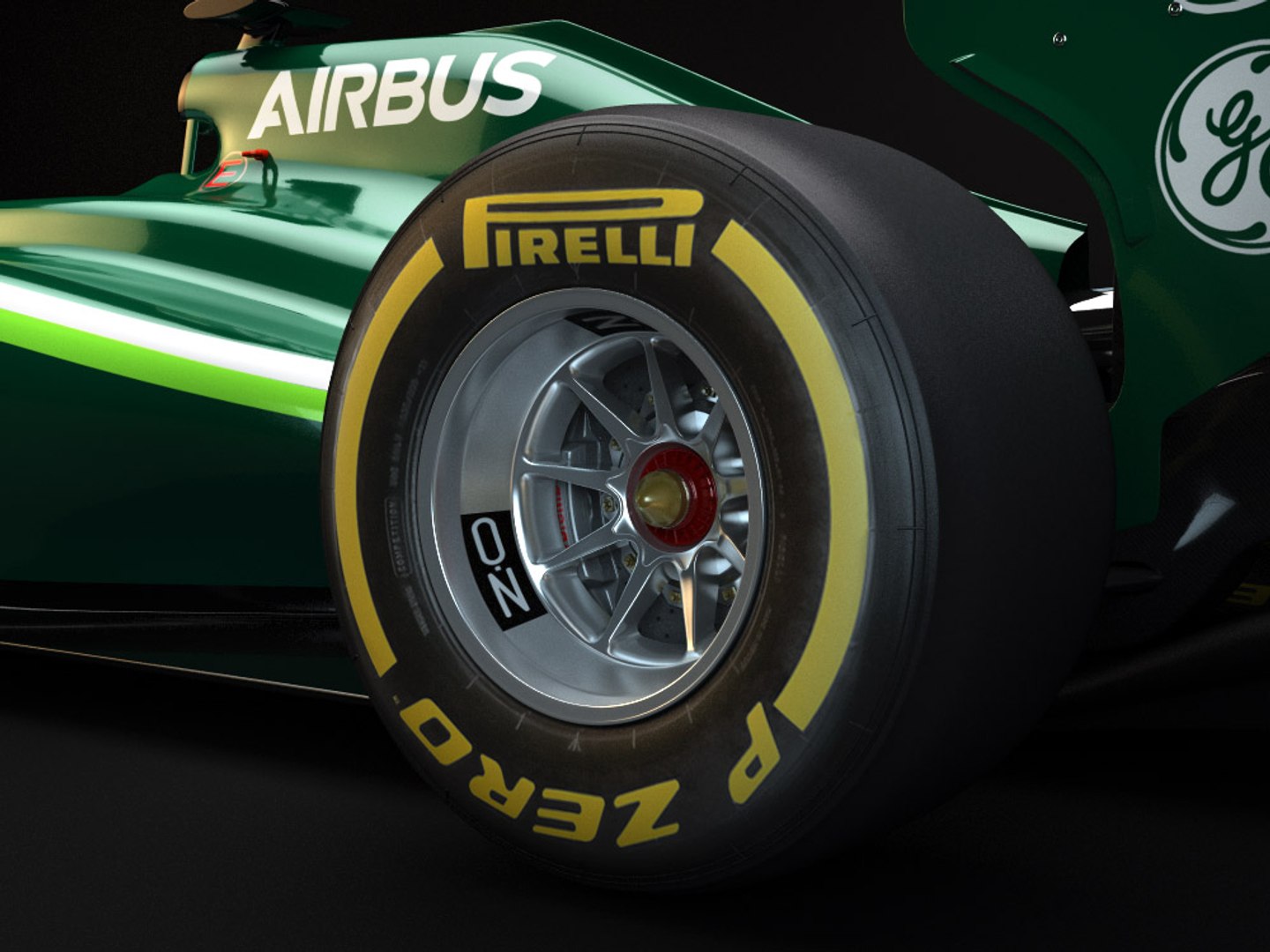 3d Model F1 Caterham Ct05 2014