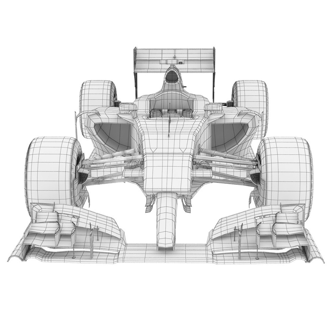 3d Model F1 Caterham Ct05 2014
