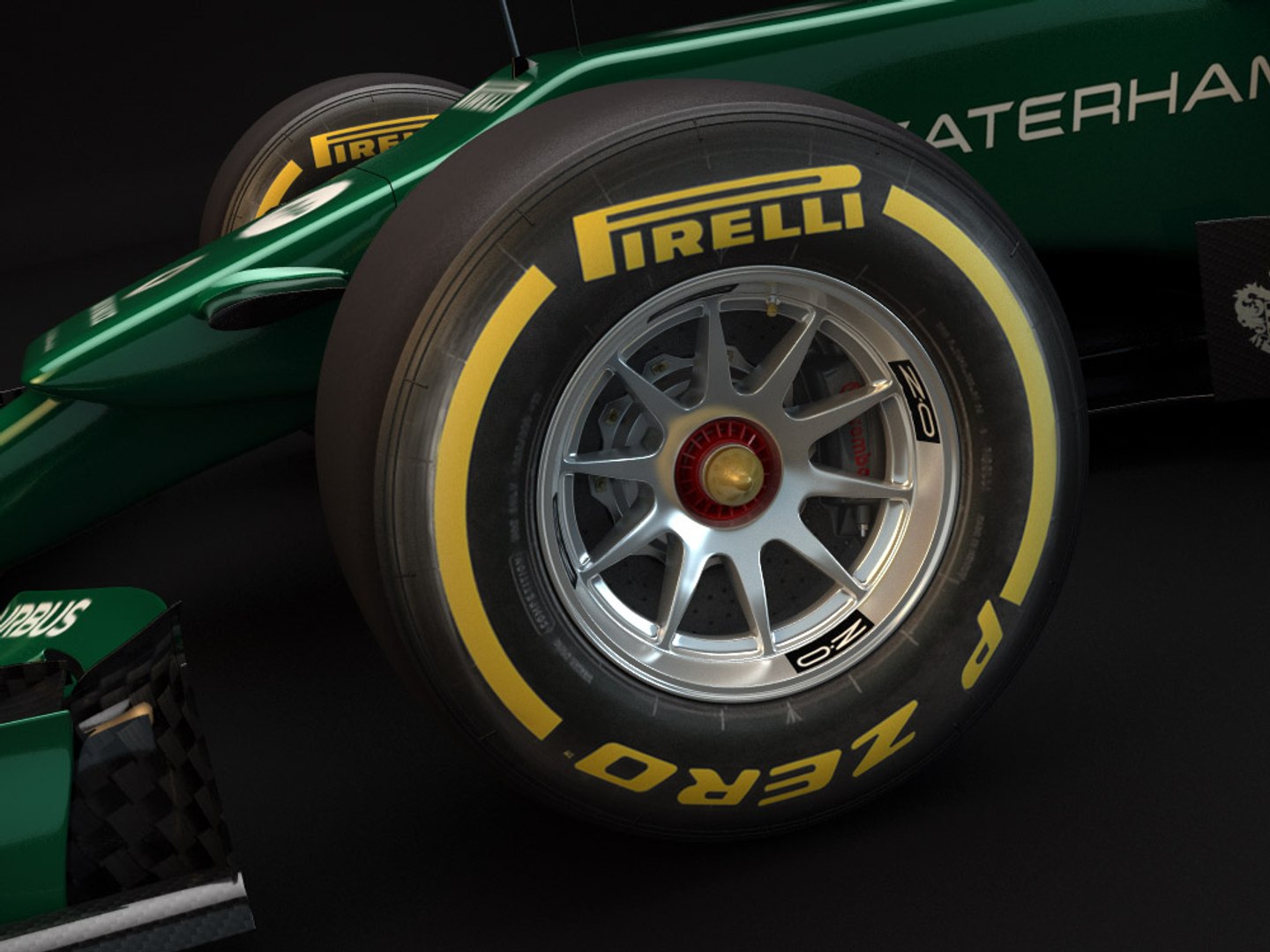 3d Model F1 Caterham Ct05 2014