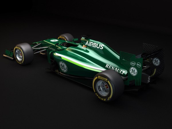 3d model f1 caterham ct05 2014