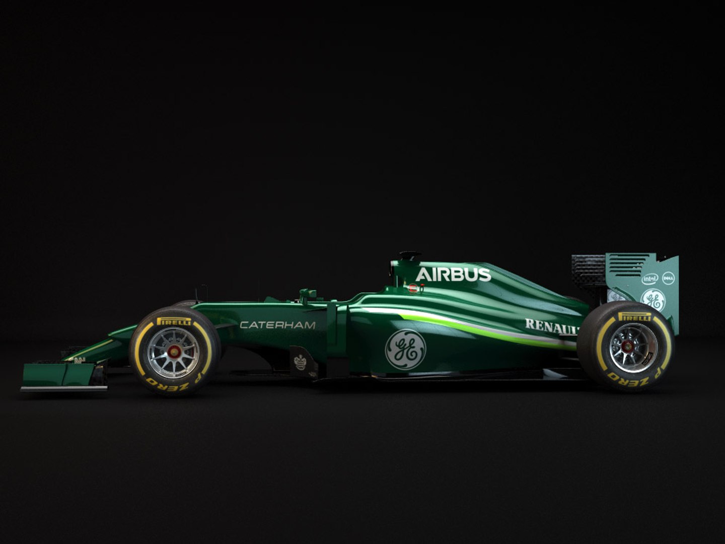 3d Model F1 Caterham Ct05 2014