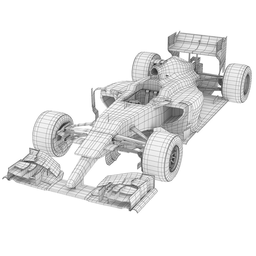 3d Model F1 Caterham Ct05 2014