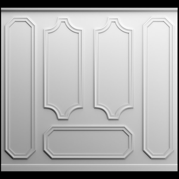 3D molding wall model - TurboSquid 1660795