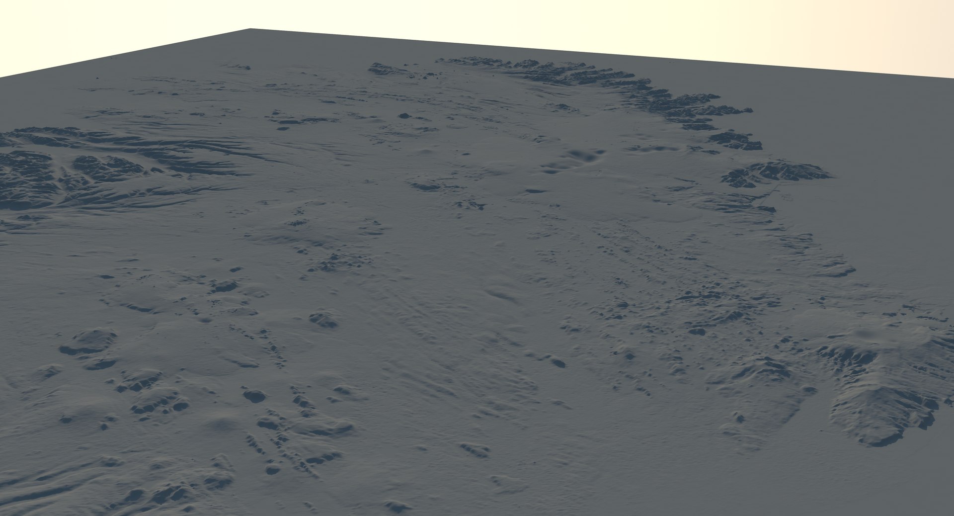 3d model iceland volcanic island