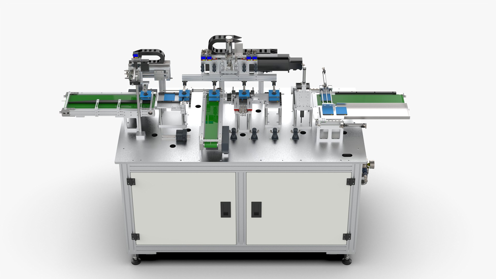 Automatic Soft Pack Battery Pack Measuring Machine 3D Model ...