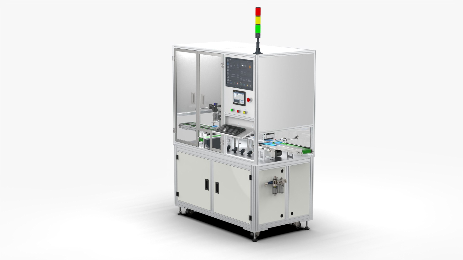 Automatic Soft Pack Battery Pack Measuring Machine 3D Model ...